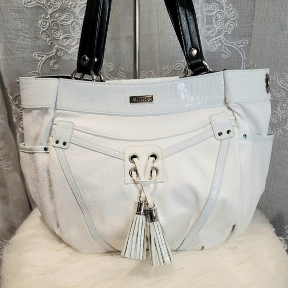 Miche | Bags | Miche Megan Demi Shell Snow White Faux Leather With Croc ...